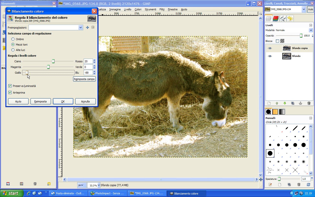 GIMP: Maschere di Livello , Natura Mediterraneo | Forum Naturalistico